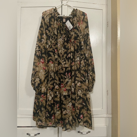 H&M | Dresses | Hm Floral Swing Dress | Poshmark